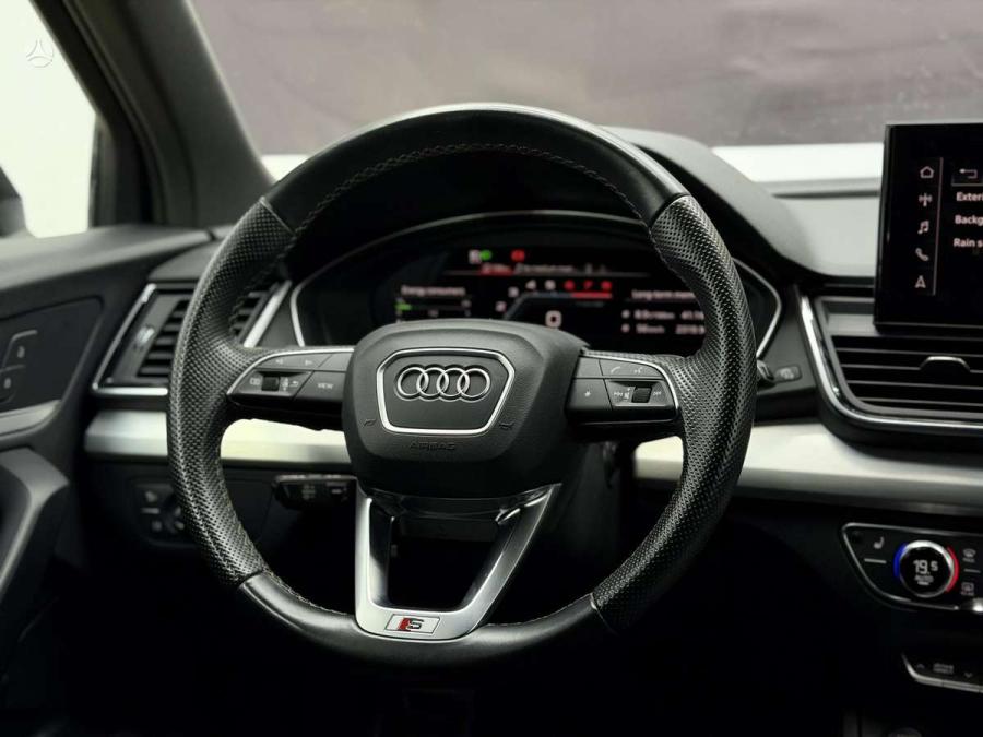 Melns Audi Q5 2022 Viļņa, ar dzinēja tilpumu 1.98 L un nobraukumu 106 tūkst. km par 35990 €, foto 19 vietnē AUTOMOTO.COM.LV
