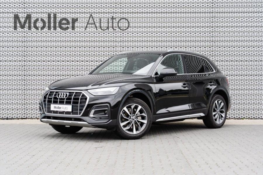 Melns Audi Q5 2022 Mārupe, ar dzinēja tilpumu 2.00 L un nobraukumu 135 tūkst. km par 33250 €, foto 1 vietnē AUTOMOTO.COM.LV