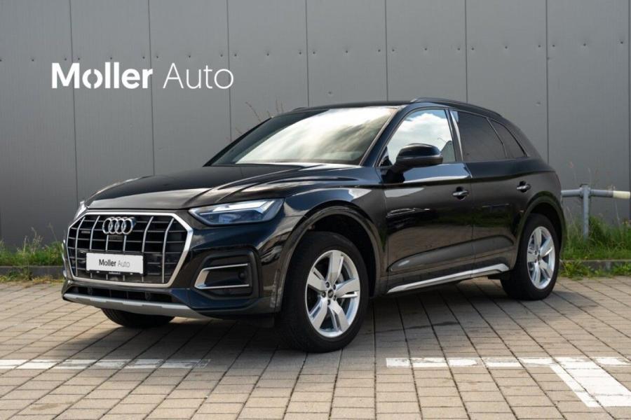Black Audi Q5 2022 in Vilnius, with an engine capacity of 3.00 L and mileage of 105 thousand km for 37850 €, photo 1 on AUTOMOTO.COM.LV