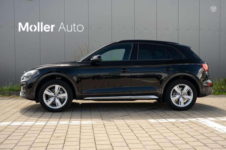 Melns Audi Q5 2022 Viļņa, ar dzinēja tilpumu 3.00 L un nobraukumu 105 tūkst. km par 37850 €, foto 4 vietnē AUTOMOTO.COM.LV