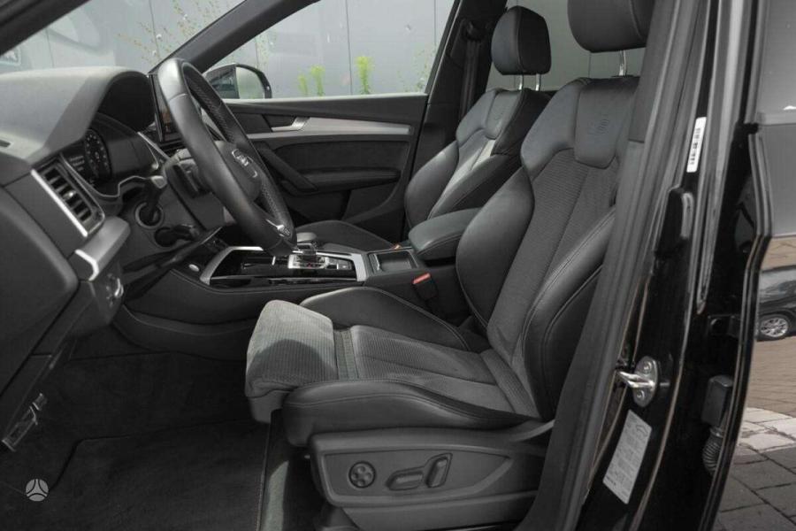 Melns Audi Q5 2022 Viļņa, ar dzinēja tilpumu 3.00 L un nobraukumu 105 tūkst. km par 37850 €, foto 9 vietnē AUTOMOTO.COM.LV