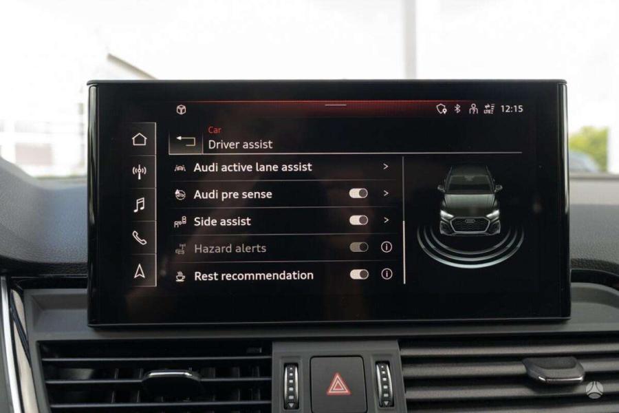 Melns Audi Q5 2022 Viļņa, ar dzinēja tilpumu 3.00 L un nobraukumu 105 tūkst. km par 37850 €, foto 16 vietnē AUTOMOTO.COM.LV