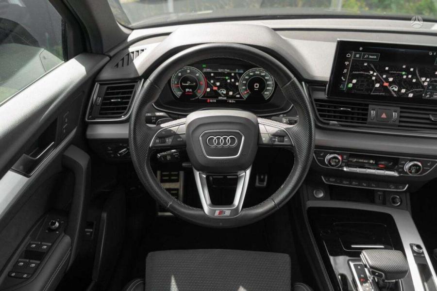 Melns Audi Q5 2022 Viļņa, ar dzinēja tilpumu 3.00 L un nobraukumu 105 tūkst. km par 37850 €, foto 22 vietnē AUTOMOTO.COM.LV