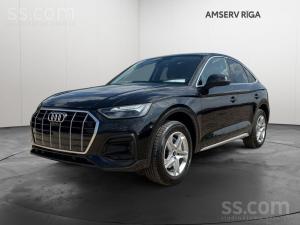 Melns Audi Q5 2022 Rīga, ar dzinēja tilpumu 2.00 L un nobraukumu 62 tūkst. km par 35200 €, foto  vietnē AUTOMOTO.COM.LV