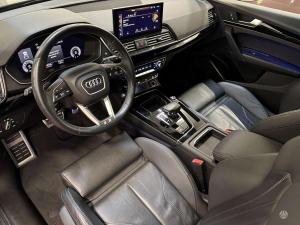 Black Audi Q5 2022 in Vilnius, with an engine capacity of 2.00 L and mileage of 86 thousand km for 36490 €, photo 12 on AUTOMOTO.COM.LV