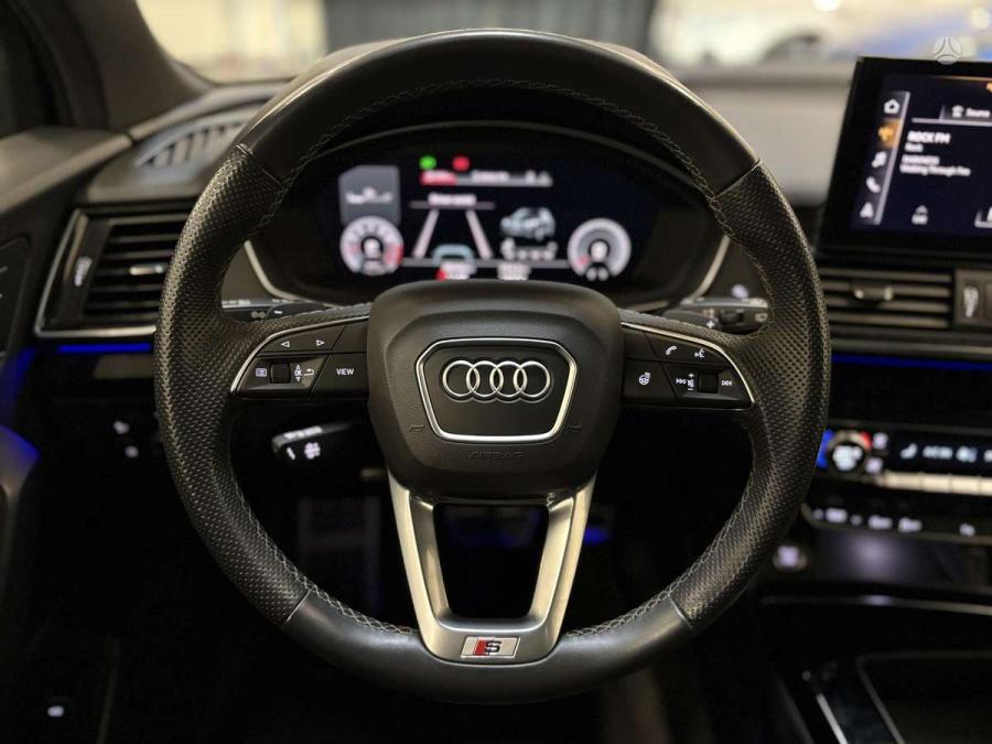 Black Audi Q5 2022 in Vilnius, with an engine capacity of 2.00 L and mileage of 86 thousand km for 36490 €, photo 21 on AUTOMOTO.COM.LV