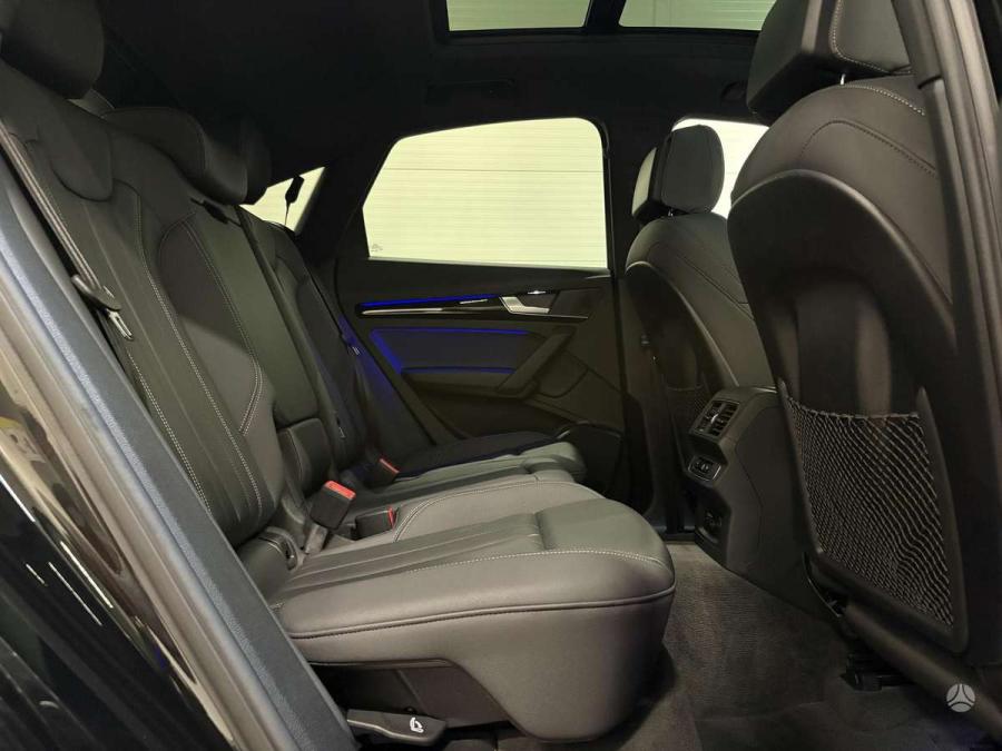 Black Audi Q5 2022 in Vilnius, with an engine capacity of 2.00 L and mileage of 86 thousand km for 36490 €, photo 33 on AUTOMOTO.COM.LV