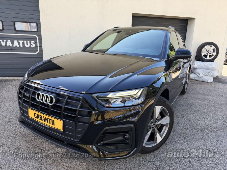 Melns Audi Q5 2022 Pērnava, ar dzinēja tilpumu 2.00 L un nobraukumu 56 tūkst. km par 37990 €, foto 1 vietnē AUTOMOTO.COM.LV