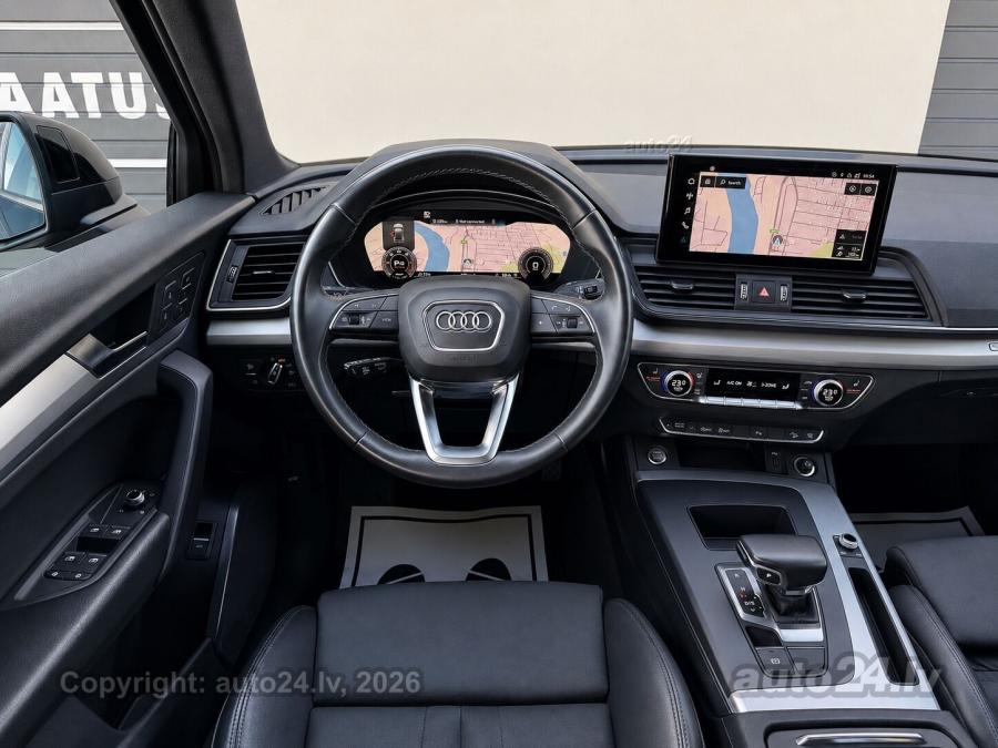 Melns Audi Q5 2022 Pērnava, ar dzinēja tilpumu 2.00 L un nobraukumu 56 tūkst. km par 37990 €, foto 9 vietnē AUTOMOTO.COM.LV