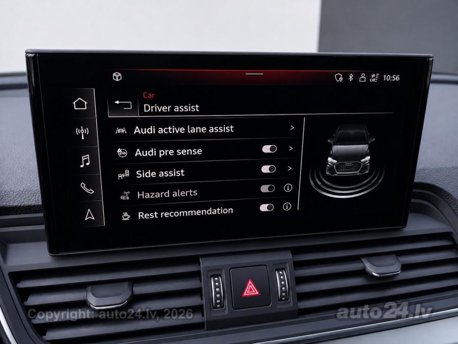 Melns Audi Q5 2022 Pērnava, ar dzinēja tilpumu 2.00 L un nobraukumu 56 tūkst. km par 37990 €, foto 21 vietnē AUTOMOTO.COM.LV