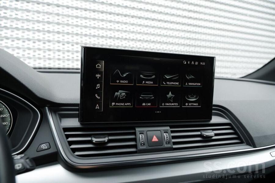 Melns Audi Q5 2022 Rīga, ar dzinēja tilpumu 2.00 L un nobraukumu 84 tūkst. km par 36850 €, foto 19 vietnē AUTOMOTO.COM.LV
