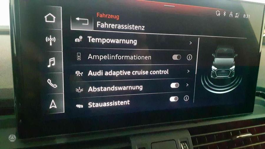 Black Audi Q5 2022 in Vilnius, with an engine capacity of 2.00 L and mileage of 107 thousand km for 37333 €, photo 12 on AUTOMOTO.COM.LV