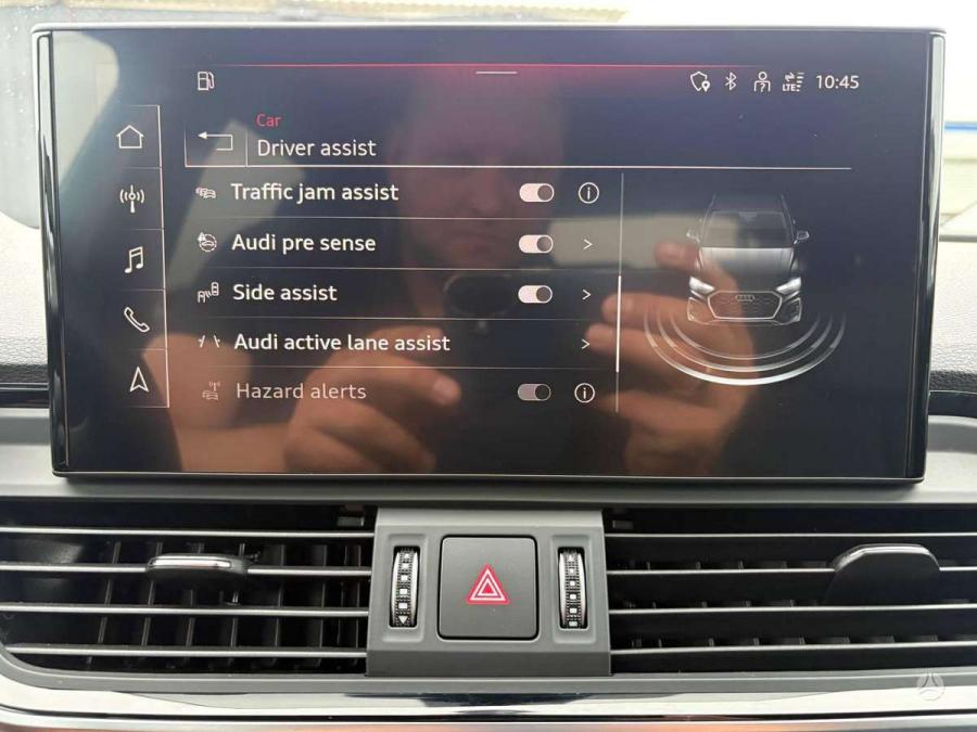 Melns Audi Q5 2022 Viļņa, ar dzinēja tilpumu 1.97 L un nobraukumu 90 tūkst. km par 30200 €, foto 23 vietnē AUTOMOTO.COM.LV