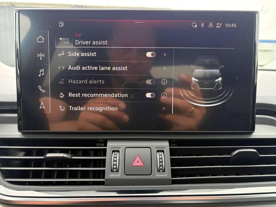 Melns Audi Q5 2022 Viļņa, ar dzinēja tilpumu 1.97 L un nobraukumu 90 tūkst. km par 30200 €, foto 25 vietnē AUTOMOTO.COM.LV