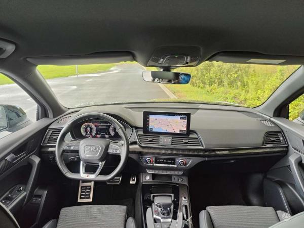 Black Audi Q5 2023 in Kaunas, with an engine capacity of 1.98 L and mileage of 50 thousand km for 34980 €, photo 9 on AUTOMOTO.COM.LV