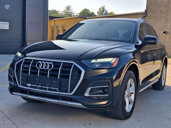 Black Audi Q5 2023 in Klaipeda, with an engine capacity of 2.00 L and mileage of 59 thousand km for 24999 €, photo 1 on AUTOMOTO.COM.LV
