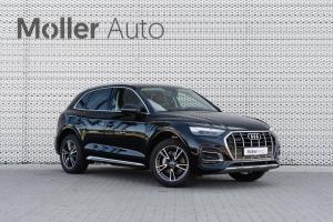 Black Audi Q5 2023 in Marupe, with an engine capacity of 2.00 L and mileage of 52 thousand km for 46000 €, photo  on AUTOMOTO.COM.LV