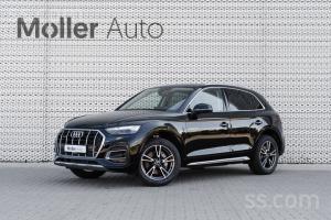 Black Audi Q5 2023 in Riga, with an engine capacity of 2.00 L and mileage of 52 thousand km for 46000 €, photo 1 on AUTOMOTO.COM.LV