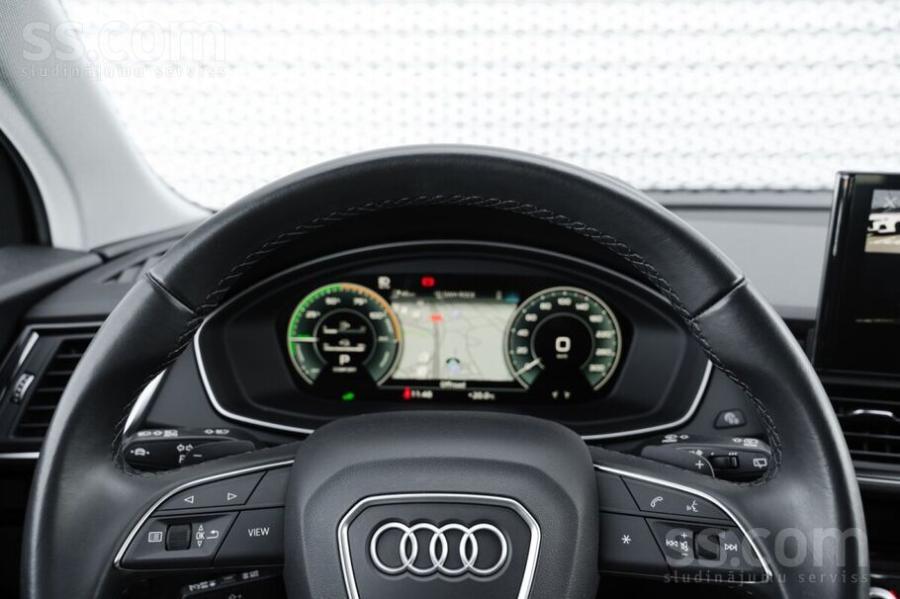 Black Audi Q5 2023 in Riga, with an engine capacity of 2.00 L and mileage of 52 thousand km for 46000 €, photo 14 on AUTOMOTO.COM.LV