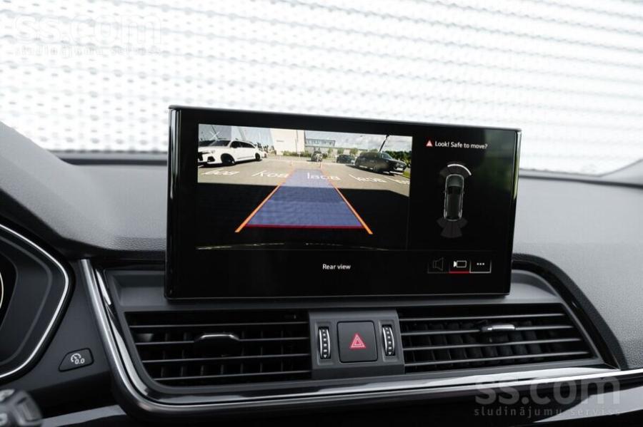 Black Audi Q5 2023 in Riga, with an engine capacity of 2.00 L and mileage of 52 thousand km for 46000 €, photo 20 on AUTOMOTO.COM.LV