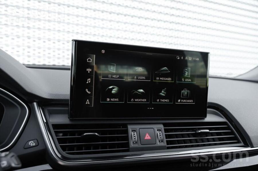 Black Audi Q5 2023 in Riga, with an engine capacity of 2.00 L and mileage of 52 thousand km for 46000 €, photo 27 on AUTOMOTO.COM.LV