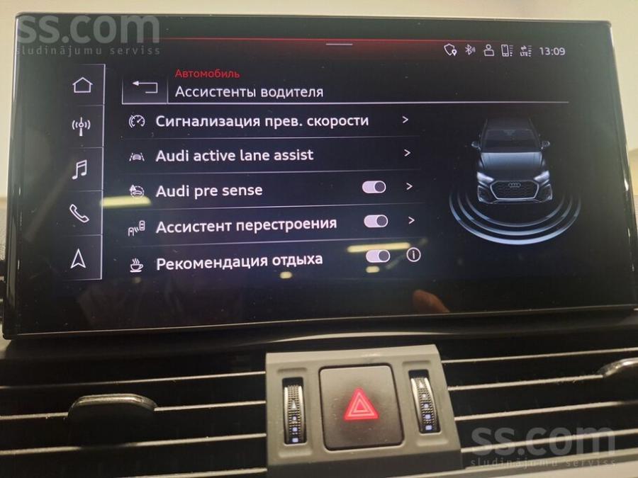 Black Audi Q5 2023 in Riga, with an engine capacity of 2.00 L and mileage of 71 thousand km for 35900 €, photo 18 on AUTOMOTO.COM.LV
