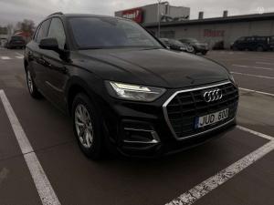 Black Audi Q5 2024 in Vilnius, with an engine capacity of 1.97 L and mileage of 18 thousand km for 38500 €, photo 3 on AUTOMOTO.COM.LV