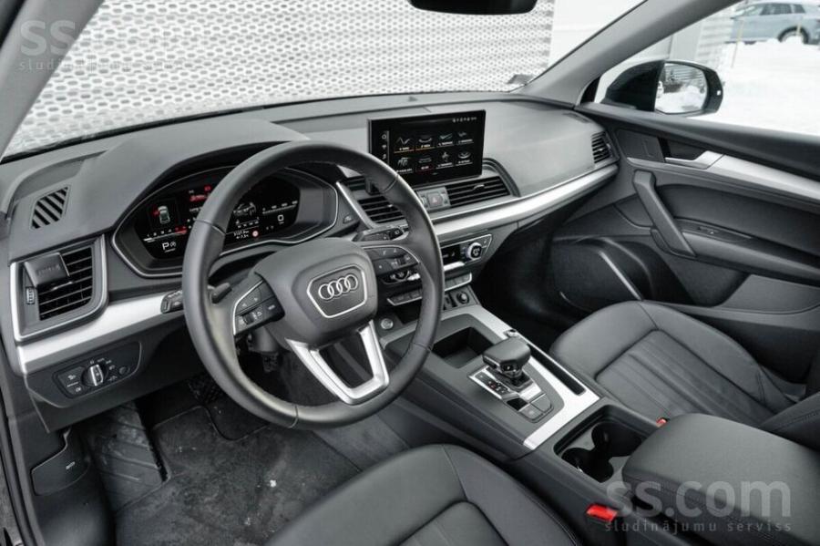 Melns Audi Q5 2024 Rīga, ar dzinēja tilpumu 2.00 L un nobraukumu 3 tūkst. km par 38350 €, foto 9 vietnē AUTOMOTO.COM.LV