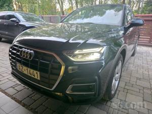 Black Audi Q5 2024 in Riga, with an engine capacity of 2.00 L and mileage of 6 thousand km for 37500 €, photo  on AUTOMOTO.COM.LV