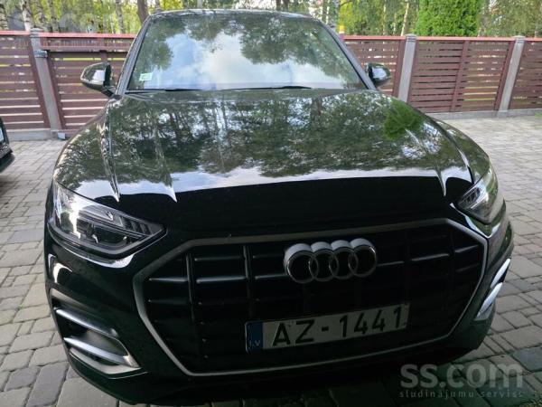 Black Audi Q5 2024 in Riga, with an engine capacity of 2.00 L and mileage of 6 thousand km for 37500 €, photo 2 on AUTOMOTO.COM.LV