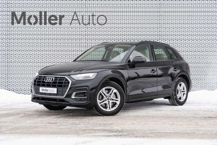Melns Audi Q5 2024 Mārupe, ar dzinēja tilpumu 2.00 L un nobraukumu 24 tūkst. km par 33550 €, foto 1 vietnē AUTOMOTO.COM.LV