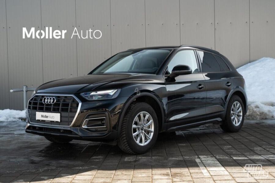Black Audi Q5 2024 in Vilnius, with an engine capacity of 2.00 L and mileage of 32 thousand km for 37400 €, photo 1 on AUTOMOTO.COM.LV