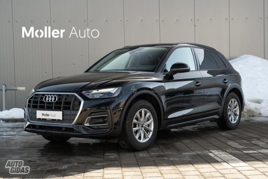 Black Audi Q5 2024 in Vilnius, with an engine capacity of 2.00 L and mileage of 44 thousand km for 38650 €, photo 1 on AUTOMOTO.COM.LV