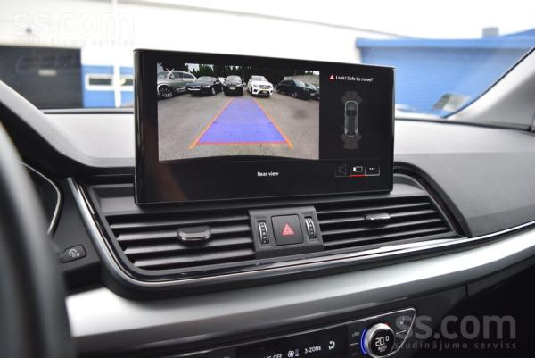 Black Audi Q5 2024 in Riga, with an engine capacity of 2.00 L and mileage of 40 thousand km for 35500 €, photo 9 on AUTOMOTO.COM.LV