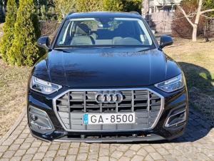 Melns Audi Q5 2024 Ventspils, ar dzinēja tilpumu 2.00 L un nobraukumu 8 tūkst. km par 32000 €, foto  vietnē AUTOMOTO.COM.LV
