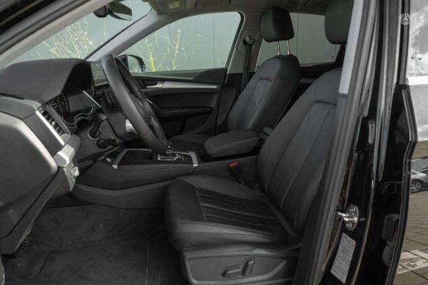 Black Audi Q5 2024 in Vilnius, with an engine capacity of 2.00 L and mileage of 23 thousand km for 34000 €, photo 8 on AUTOMOTO.COM.LV