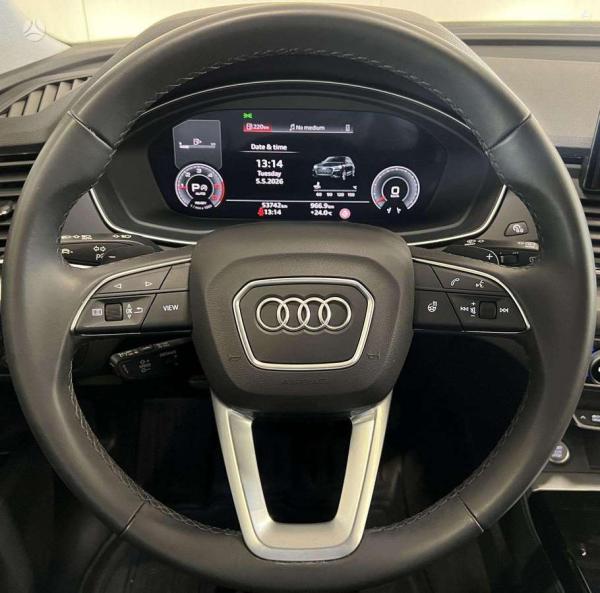 Black Audi Q5 2024 in Kaunas, with an engine capacity of 1.97 L and mileage of 54 thousand km for 35900 €, photo 6 on AUTOMOTO.COM.LV