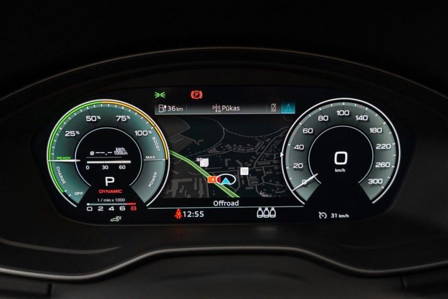 Melns Audi Q5 2024 Viļņa, ar dzinēja tilpumu 2.00 L un nobraukumu 105 tūkst. km par 35900 €, foto 12 vietnē AUTOMOTO.COM.LV
