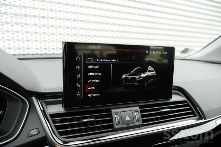 Melns Audi Q5 2024 Rīga, ar dzinēja tilpumu 2.00 L un nobraukumu 19 tūkst. km par 43900 €, foto 21 vietnē AUTOMOTO.COM.LV
