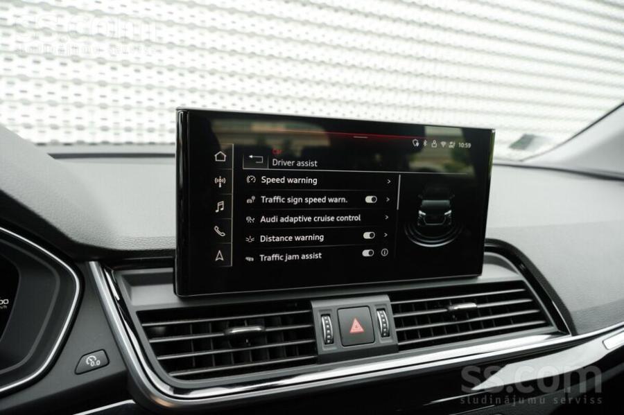 Melns Audi Q5 2024 Rīga, ar dzinēja tilpumu 2.00 L un nobraukumu 19 tūkst. km par 43900 €, foto 22 vietnē AUTOMOTO.COM.LV