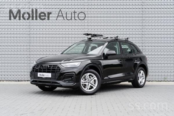 Black Audi Q5 2024 in Riga, with an engine capacity of 2.00 L and mileage of 19 thousand km for 43900 €, photo 1 on AUTOMOTO.COM.LV