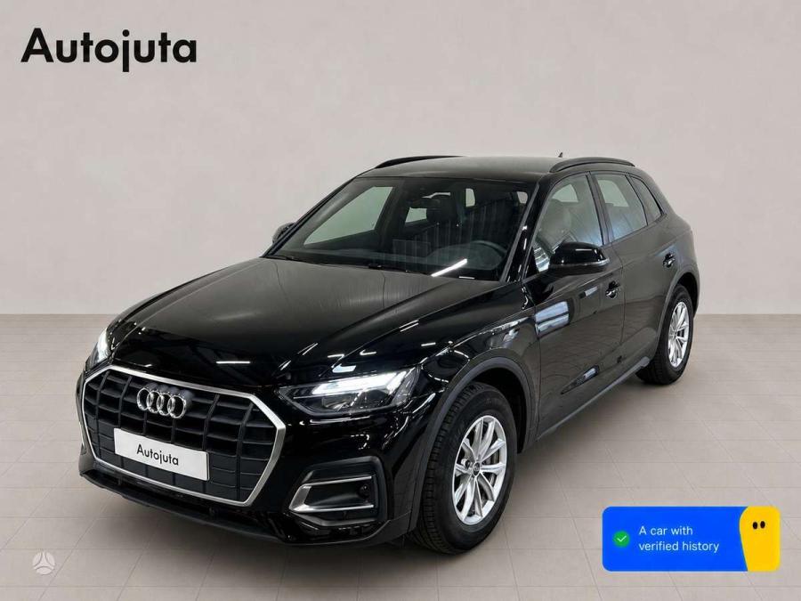 Black Audi Q5 2024 in Kaunas, with an engine capacity of 1.97 L and mileage of 41 thousand km for 31600 €, photo 1 on AUTOMOTO.COM.LV
