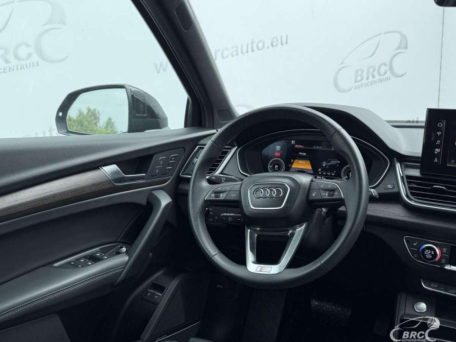 Black Audi Q5 2024 in Klaipeda, with an engine capacity of 1.98 L and mileage of 46 thousand km for 33000 €, photo 6 on AUTOMOTO.COM.LV
