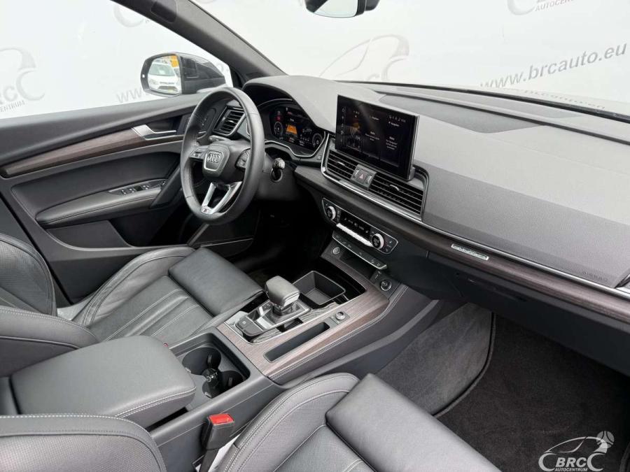 Black Audi Q5 2024 in Klaipeda, with an engine capacity of 1.98 L and mileage of 46 thousand km for 33000 €, photo 10 on AUTOMOTO.COM.LV