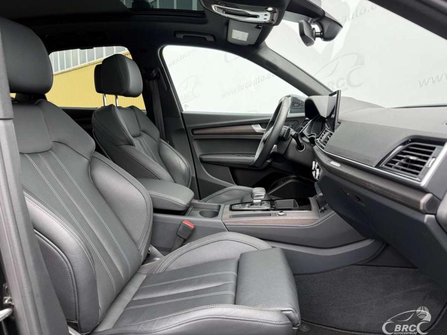 Black Audi Q5 2024 in Klaipeda, with an engine capacity of 1.98 L and mileage of 46 thousand km for 33000 €, photo 11 on AUTOMOTO.COM.LV