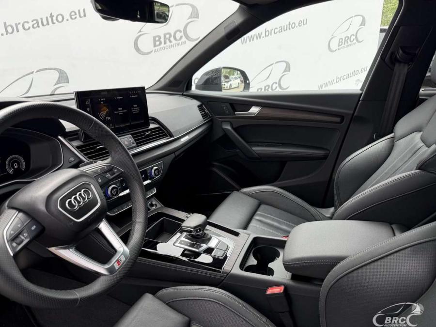 Black Audi Q5 2024 in Klaipeda, with an engine capacity of 1.98 L and mileage of 46 thousand km for 33000 €, photo 20 on AUTOMOTO.COM.LV