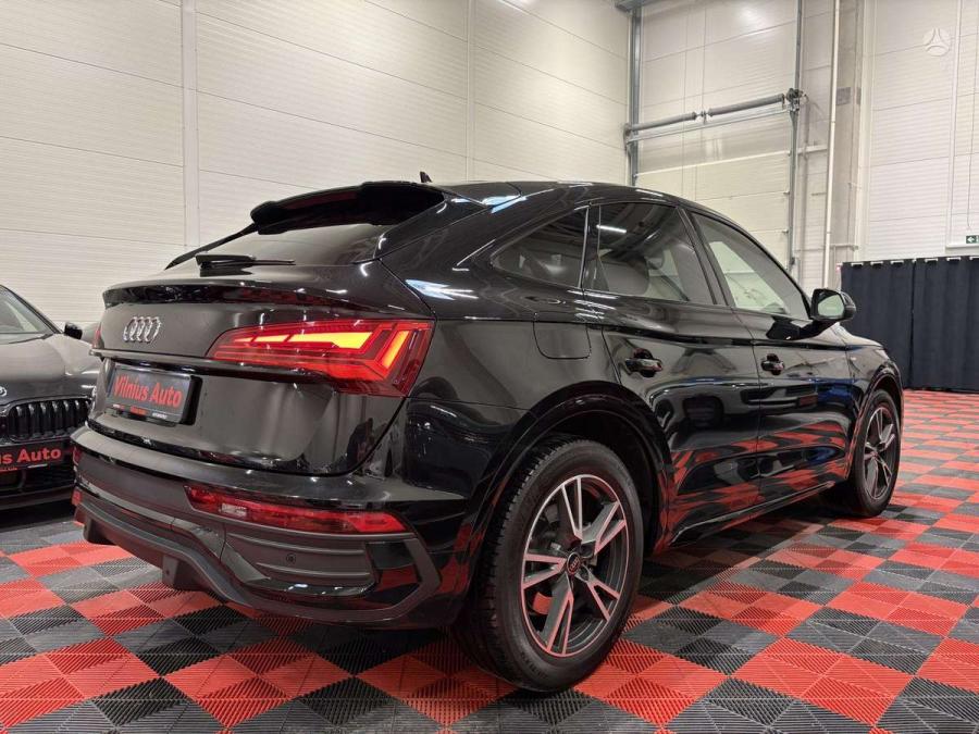 Black Audi Q5 2024 in Vilnius, with an engine capacity of 1.97 L and mileage of 44 thousand km for 44999 €, photo 5 on AUTOMOTO.COM.LV