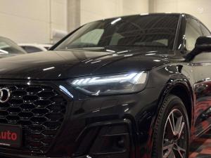 Black Audi Q5 2024 in Vilnius, with an engine capacity of 1.97 L and mileage of 44 thousand km for 44999 €, photo 8 on AUTOMOTO.COM.LV