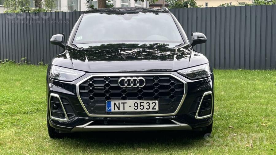 Melns Audi Q5 2024 Rīga, ar dzinēja tilpumu 2.00 L un nobraukumu 36 tūkst. km par 42000 €, foto 1 vietnē AUTOMOTO.COM.LV