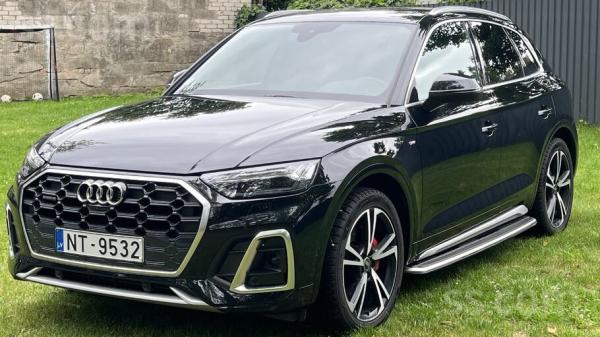 Black Audi Q5 2024 in Riga, with an engine capacity of 2.00 L and mileage of 36 thousand km for 42000 €, photo 2 on AUTOMOTO.COM.LV